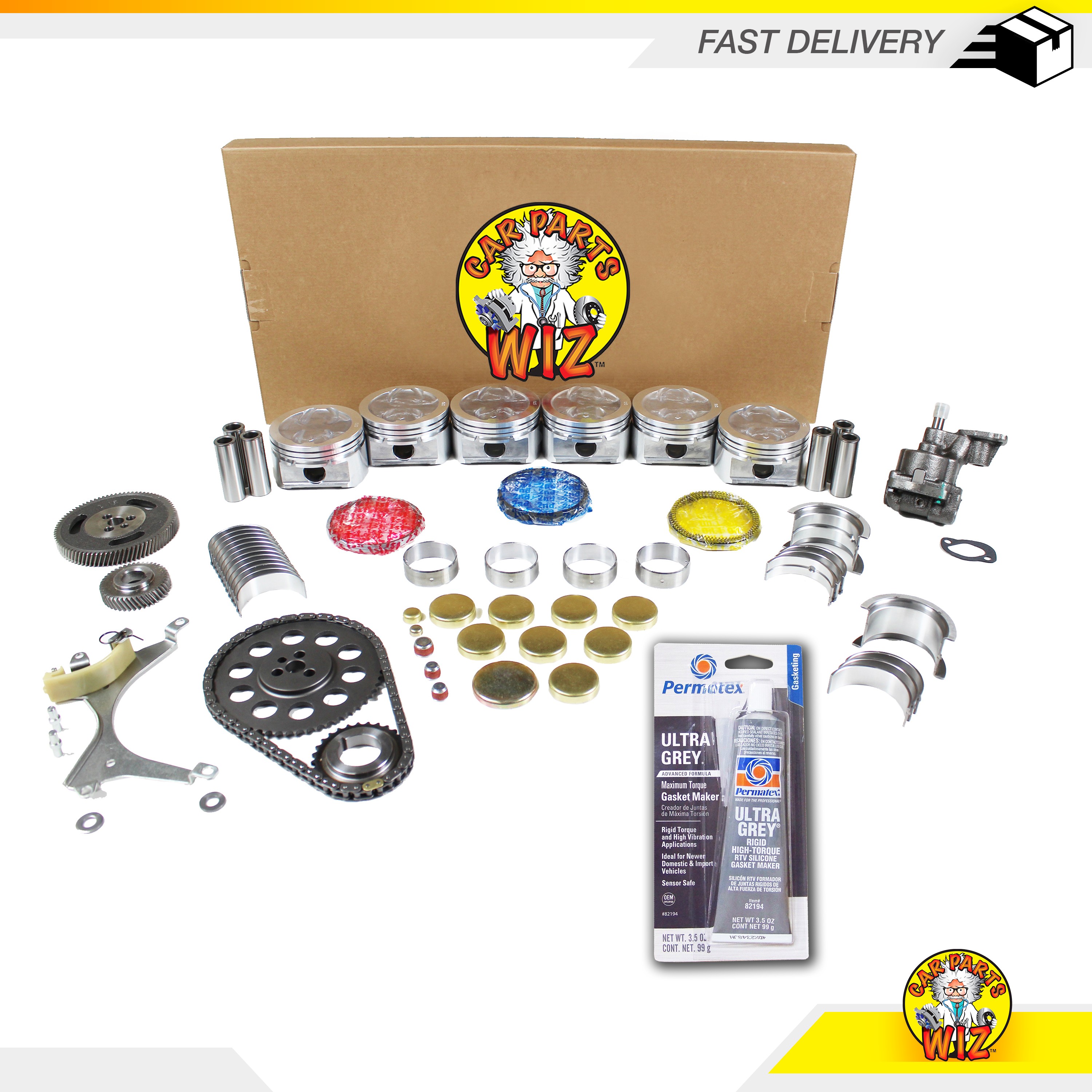 Engine Rebuild Kit Fits 99-06 Chevrolet GMC Astro Blazer 4.3L V6 OHV ...