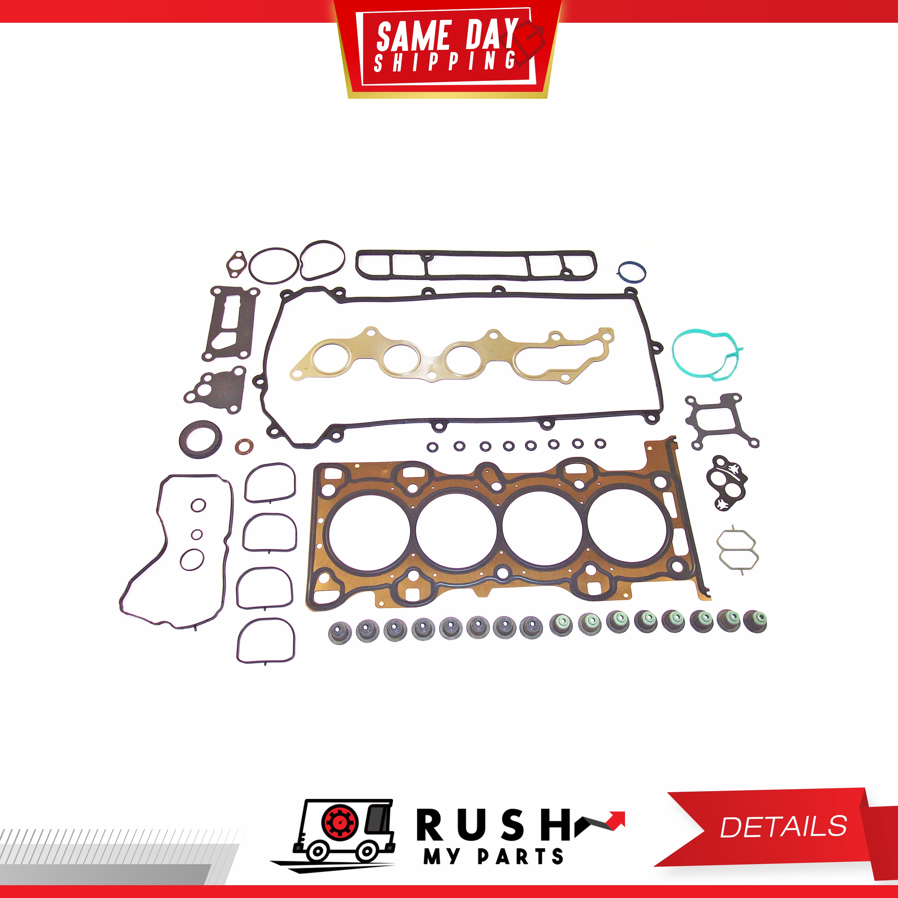 DNJ EK446 Engine Rebuild Kit For 01-03 Ford Ranger 2.3L DOHC 16v Cu ...