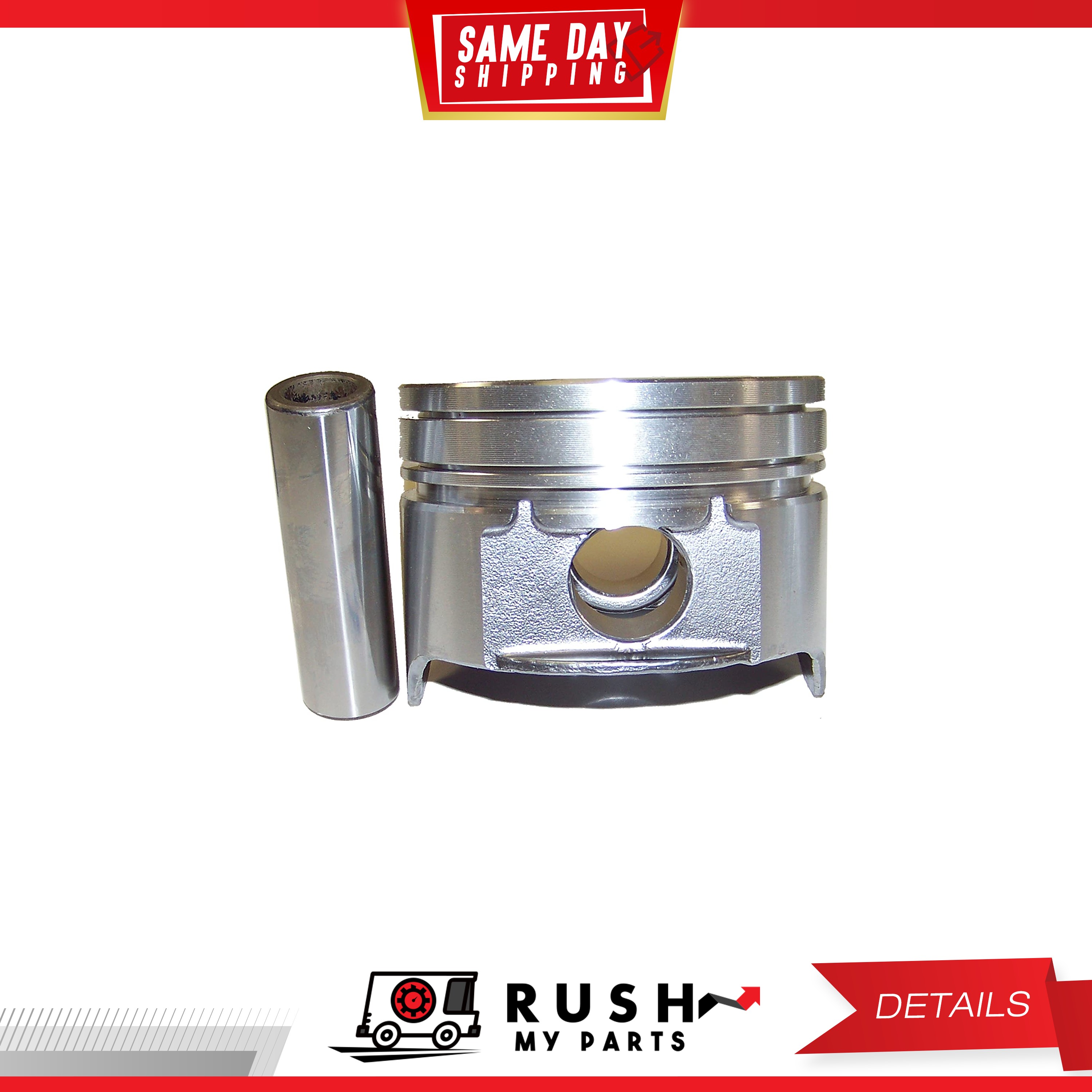 89-94 Piston and Ring Kit For Ford Mazda B2300 2.3L L4 SOHC 8v DNJ ...